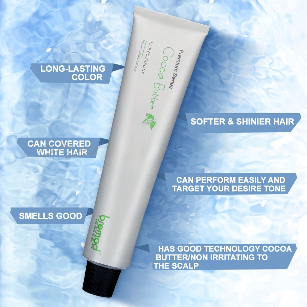 Bremod 9.3 Light Golden Blonde Hair Color + Oxidant Cream - 100ml+100m ...