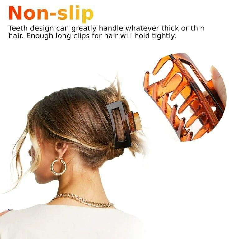 Unique Design Hair Claw Clips - 6 Pcs (C134) – Moon Kuwait