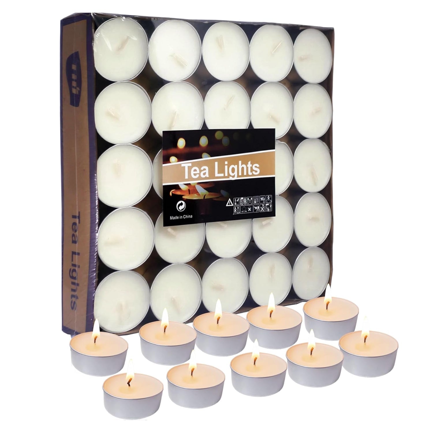 Tea Light Candles - 25 Pcs Set – Moon Kuwait
