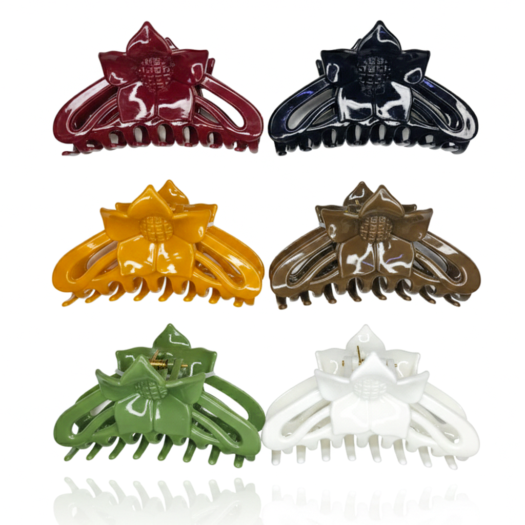 Unique Design Hair Claw Clips - 6 Pcs (C139) – Moon Kuwait