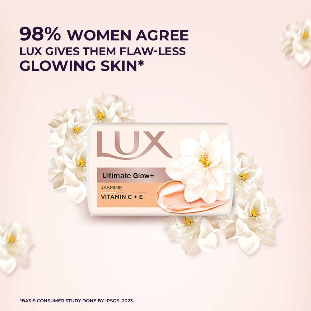 Lux Ultimate Glow+ Jasmine Soap Bar - 4 x 100g (Offer) – Moon Kuwait