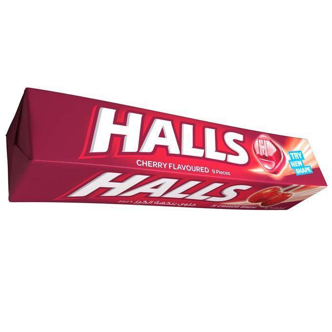 Halls Cherry Flavored 25.2gx9pcs – Moon Kuwait