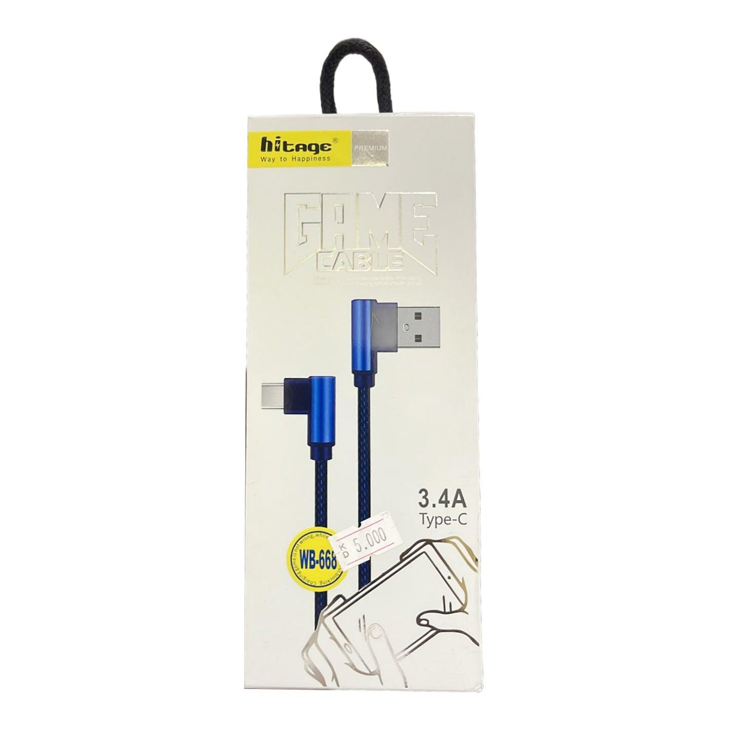 Hitage Gaming Type C Cable Wb - 668 – Moon Kuwait