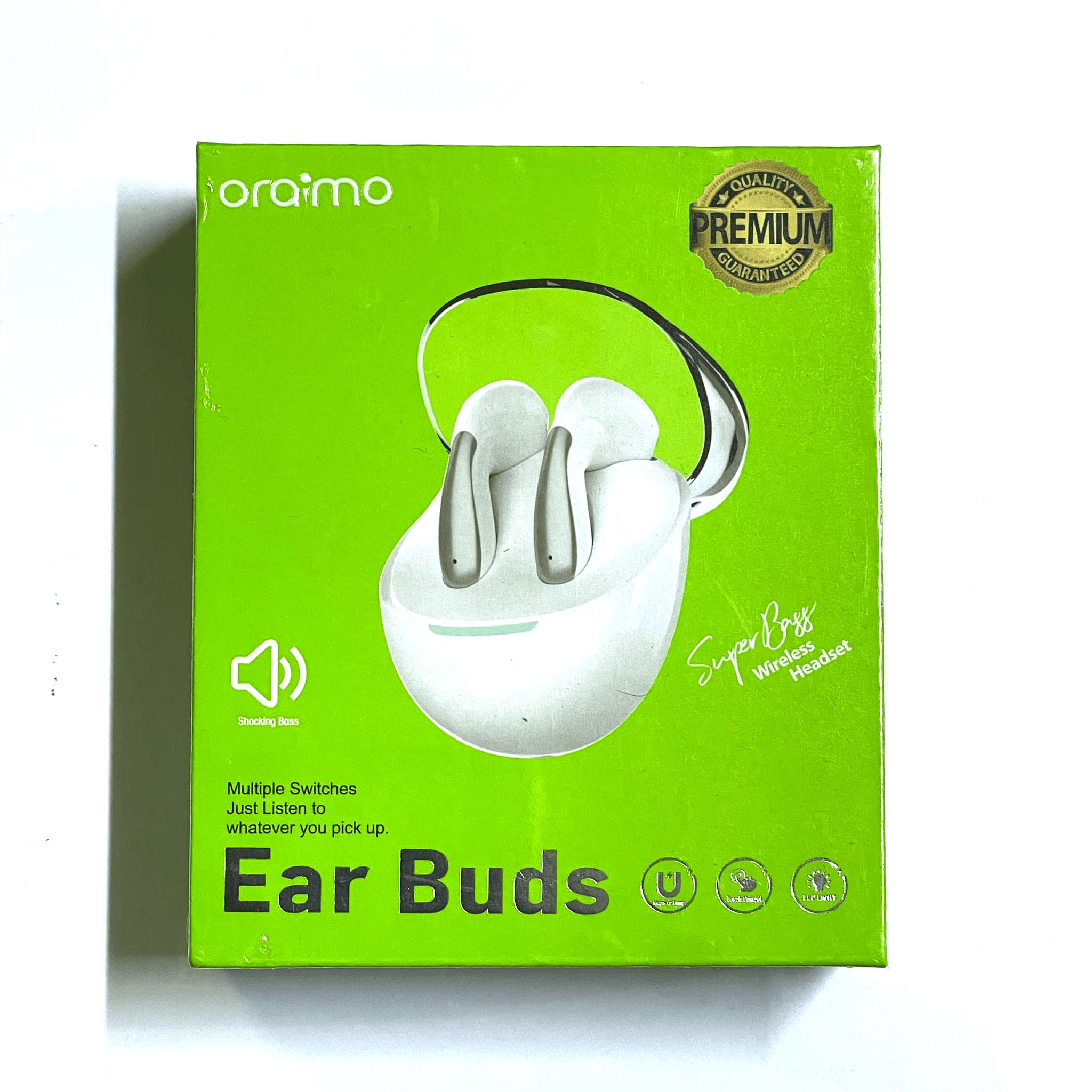 Oraimo Premium Super Bass Wireless Ear Buds - U13 – Moon Kuwait